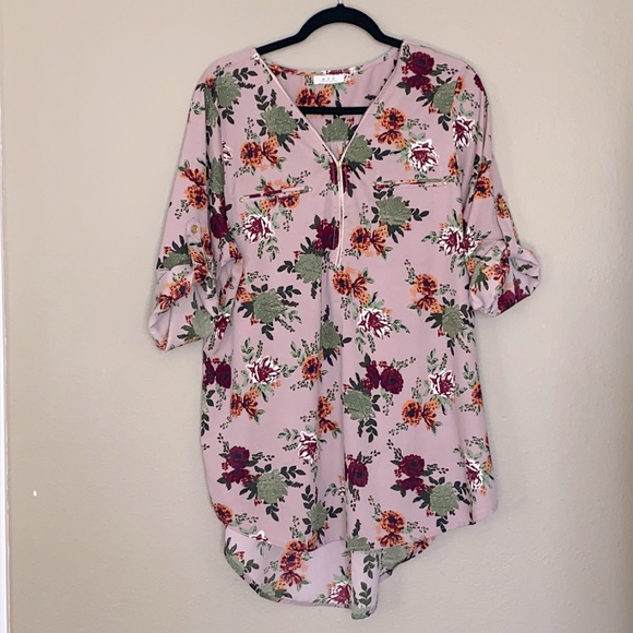 M.P.H. | Tops | Mph Collection Xl Floral Blouse | Poshmark